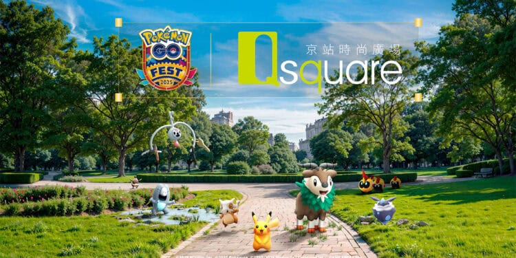 Q Square 京站時尚廣場 X Pokémon GO Fest 2025 全球活動 - Pokemon Hubs - 寶可夢GO 資訊
